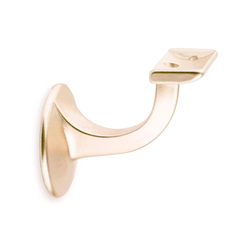 Handrail bracket golden straight with hanger bolt